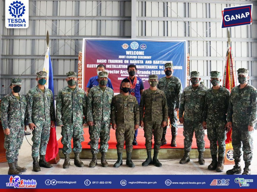 TESDA upskills MBLT10 uniformed personnel – Official Website of Aparri ...