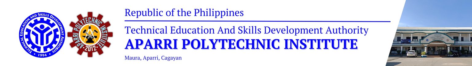 Official Website of Aparri Polytechnic Institute – TESDA-Aparri ...
